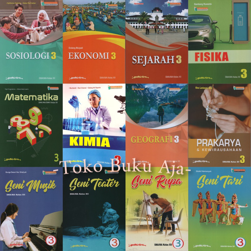 Jual Yudhistira - Buku Pelajaran SMA/ MA Kelas 3/ XII/ 12 Kurikulum ...