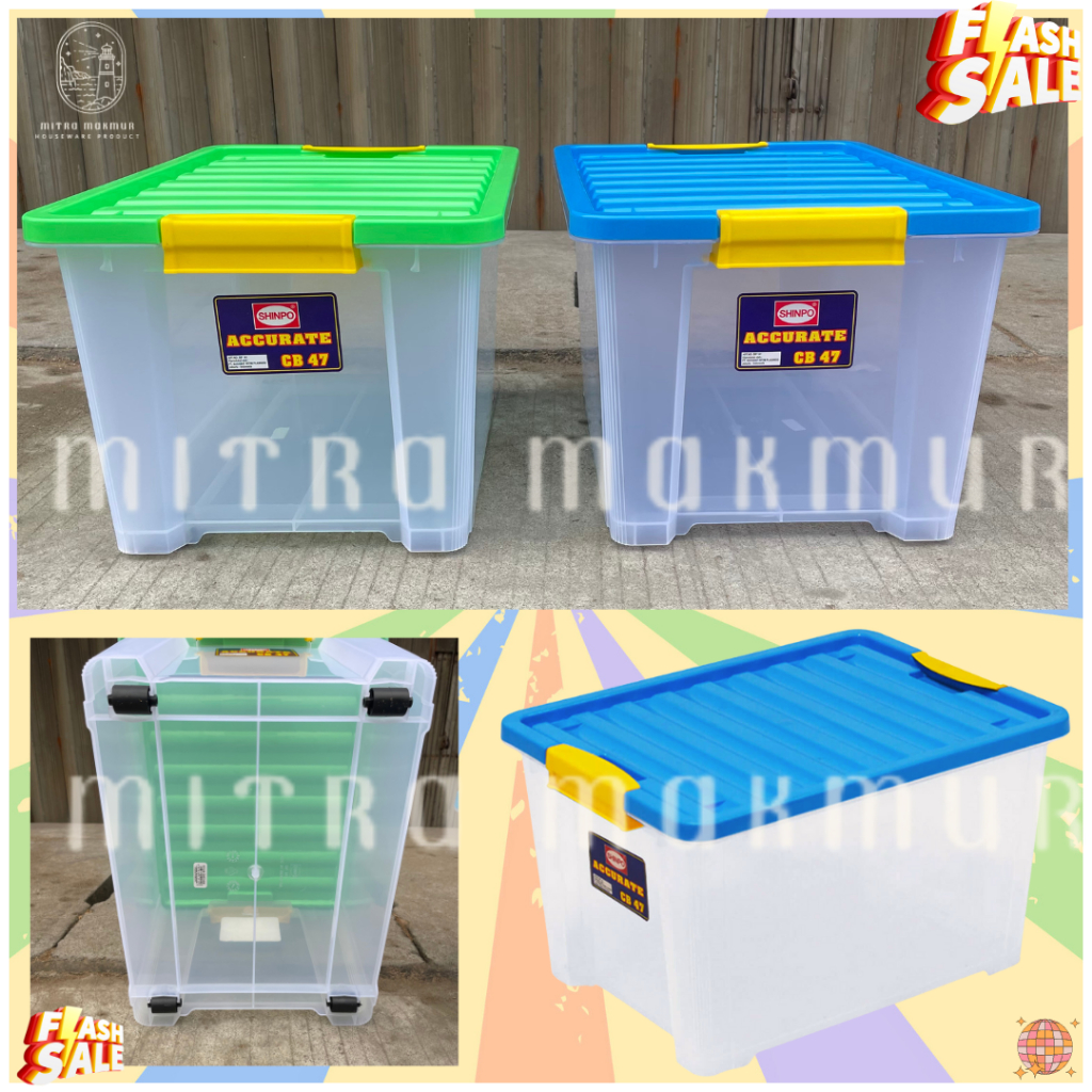 Jual KONTAINER BOX PLASTIK CONTAINER BOX PENYIMPANAN BARANG SIZE 25-30 ...
