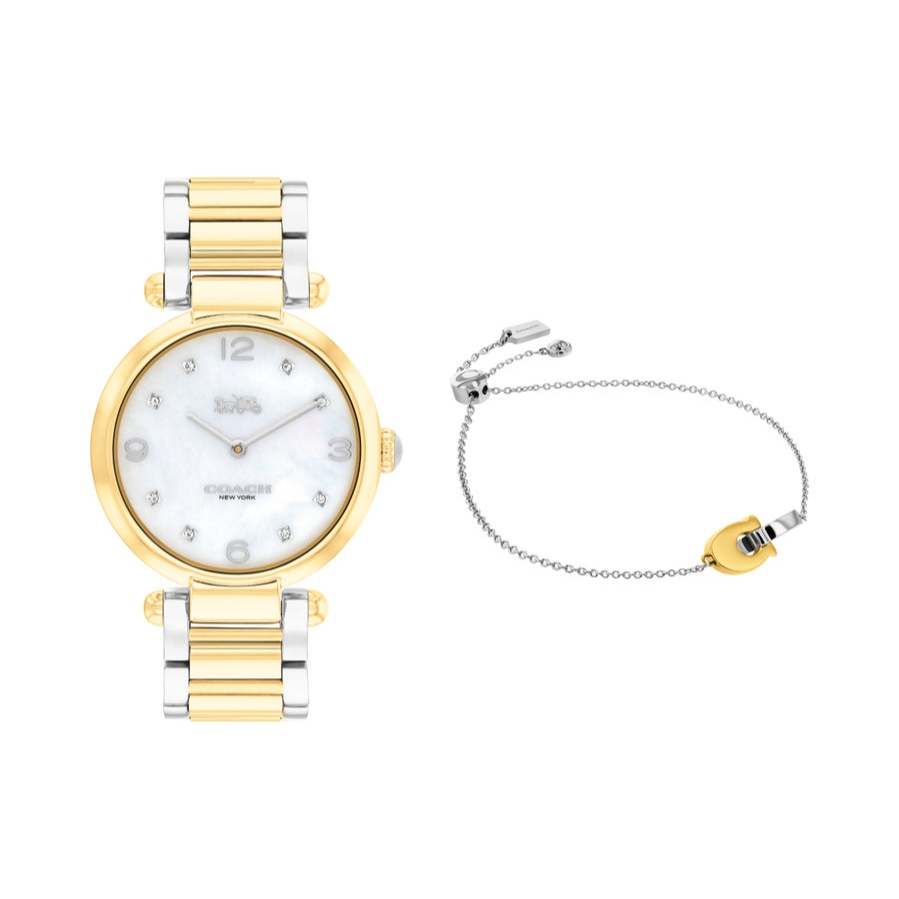 Jual Coach Cary Gold Women's Watch Giftset 14000100 | Shopee Indonesia