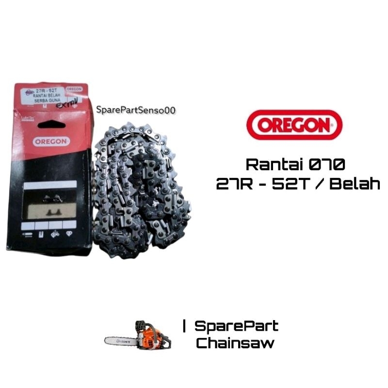 Jual Rantai Senso/Chainsaw Bar 36inch/52T OREGON ORIGINAL (Belah ...