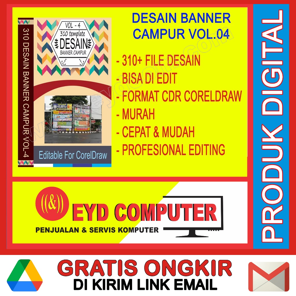 Jual DESAIN BANNER SPANDUK CAMPUR VOL-4 ROOL UP X BANNER TEMPLETE CDR ...