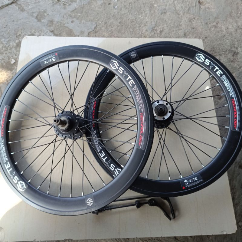 Jual wheelset velg set Pacific syte sepeda lipat minion 20 x 1.50-1.75 ...