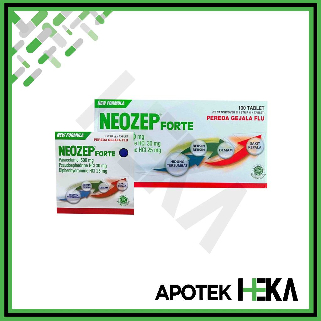 Jual Neozep Forte Box isi 25x4 Tablet - Obat Flu dan Hidung Tersumbat ...