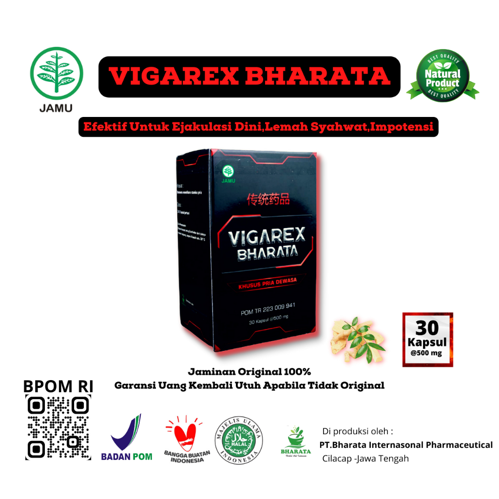 Jual Obat Khusus Pria Paling Ampuh Vigarex Bharata - Kemasan 200g isi ...