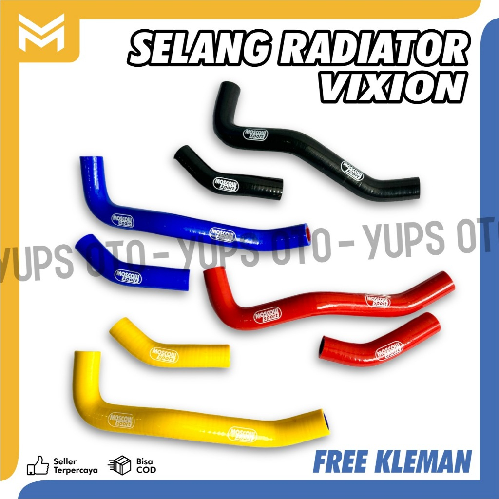 Jual SELANG RADIATOR MEREK MOSCOW UNTUK MOTOR YAMAHA VIXION NEW OLD NVL ...