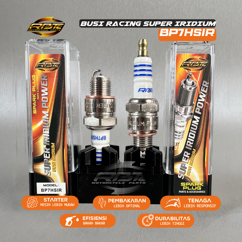 Jual BUSI RACING SUPER IRIDIUM RX KING NEW FORCE 1 FIZR ALFA TORNADO ...