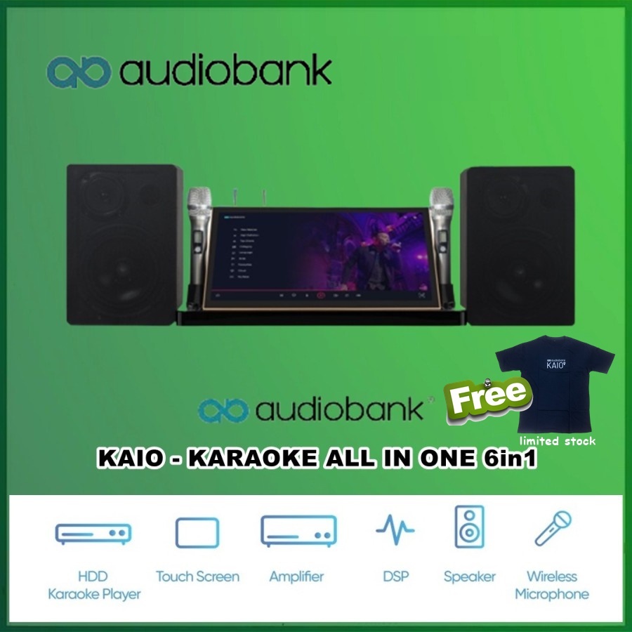 Jual Audiobank KAIO Karaoke All In One Professional System Audio Bank KAIO | Shopee Indonesia