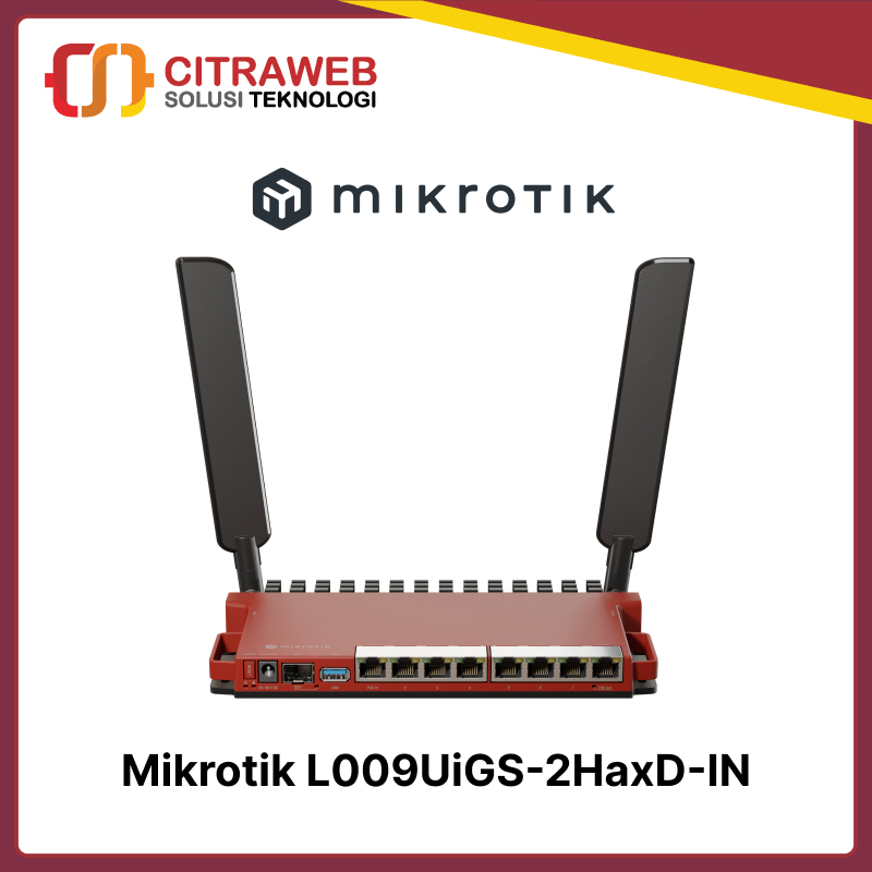 Jual Mikrotik Routerboard L009UiGS-2HaxD-IN Router Wireless Wi-Fi 6 ...