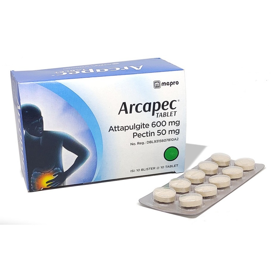 Jual Arcapec Sirup 60 ml - Arcapec box 100 Tablet - Obat Diare | Shopee Indonesia