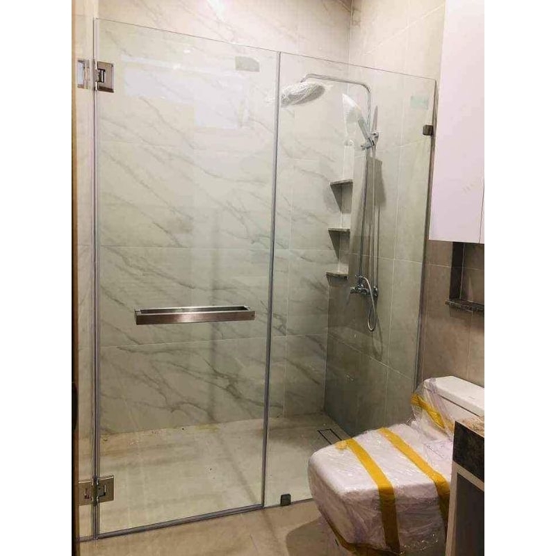 Jual Pintu shower dan kaca mati untuk kamar mandi kaca tempered 10mm ...