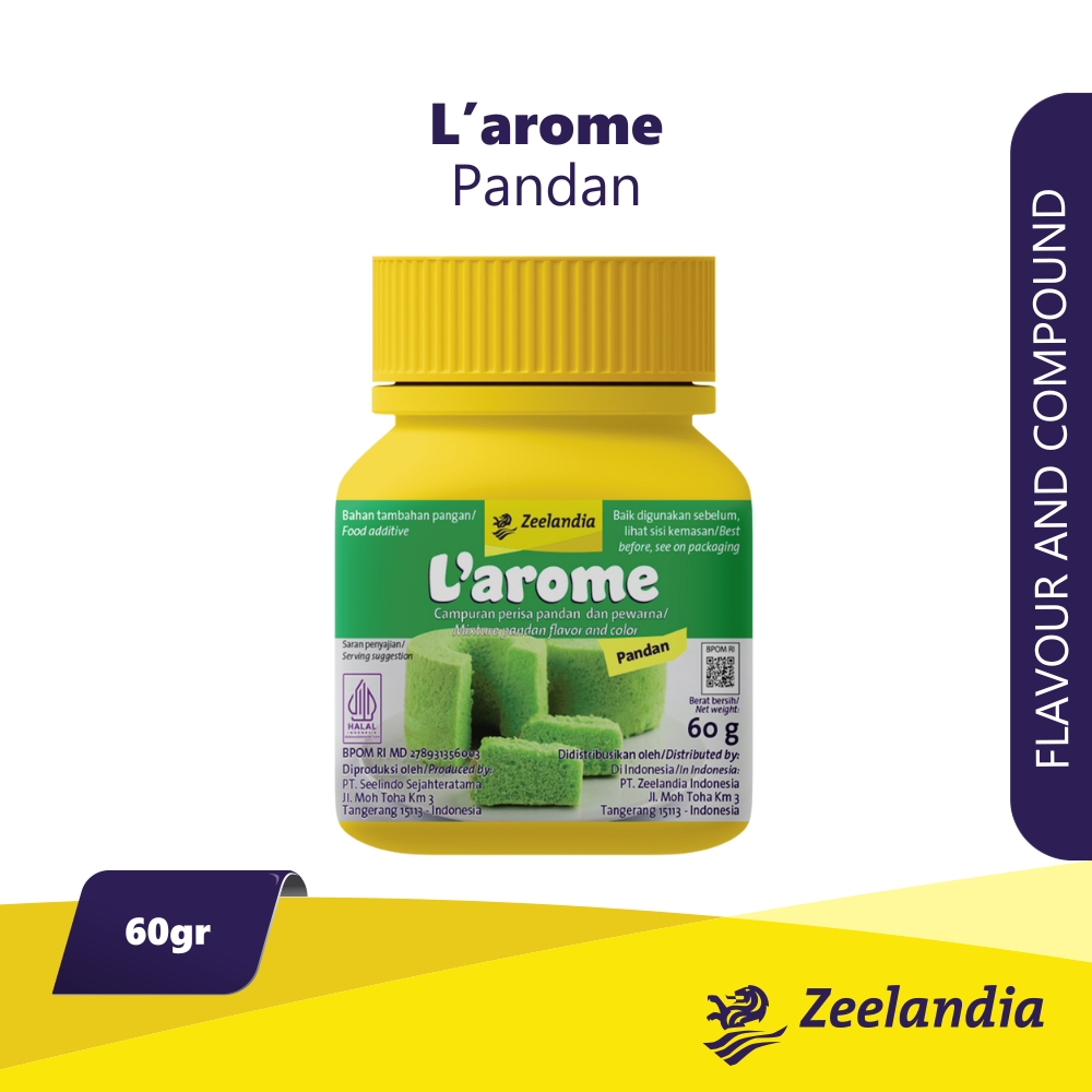 Jual ZEELANDIA - L'AROME PANDAN 60GR - PERISA, PEWARNA, DAN AROMA ...