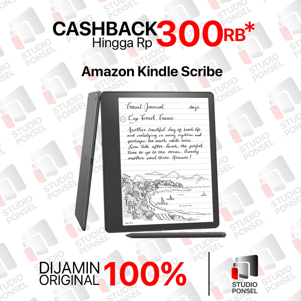 Jual Amazon Kindle Scribe 32GB 16GB - 10.2” 300 PPI Paperwhite Display ...