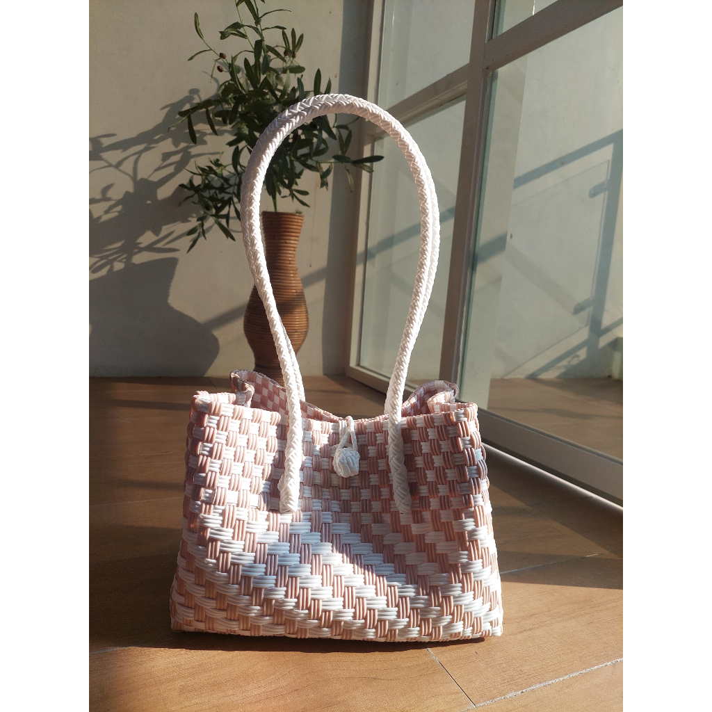 Jual TAS ANYAMAN SYAMS ( PETTY KOMBINASI ) | Shopee Indonesia