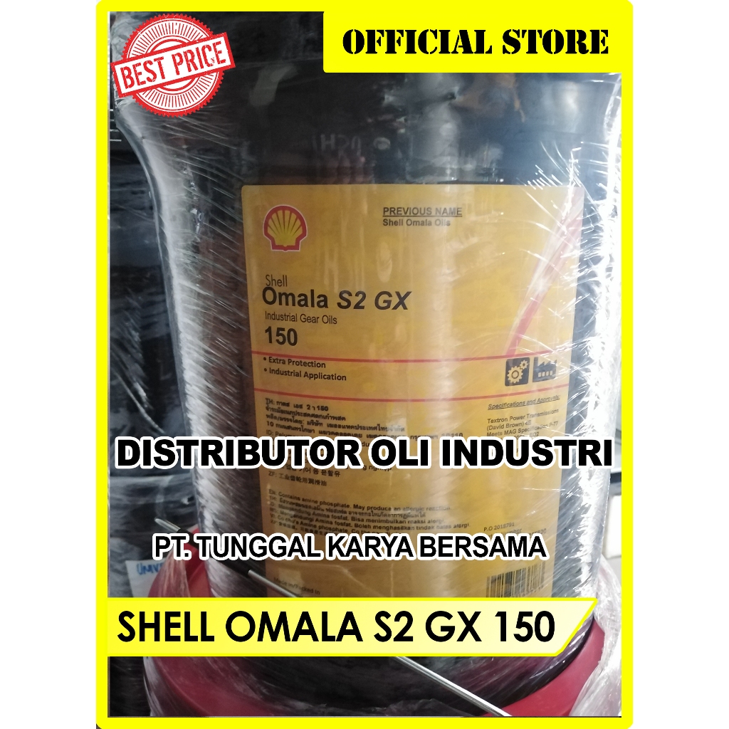 Jual SHELL OMALA S2 GX 150 ( 20 Liter - Ready Stock ) | Shopee Indonesia