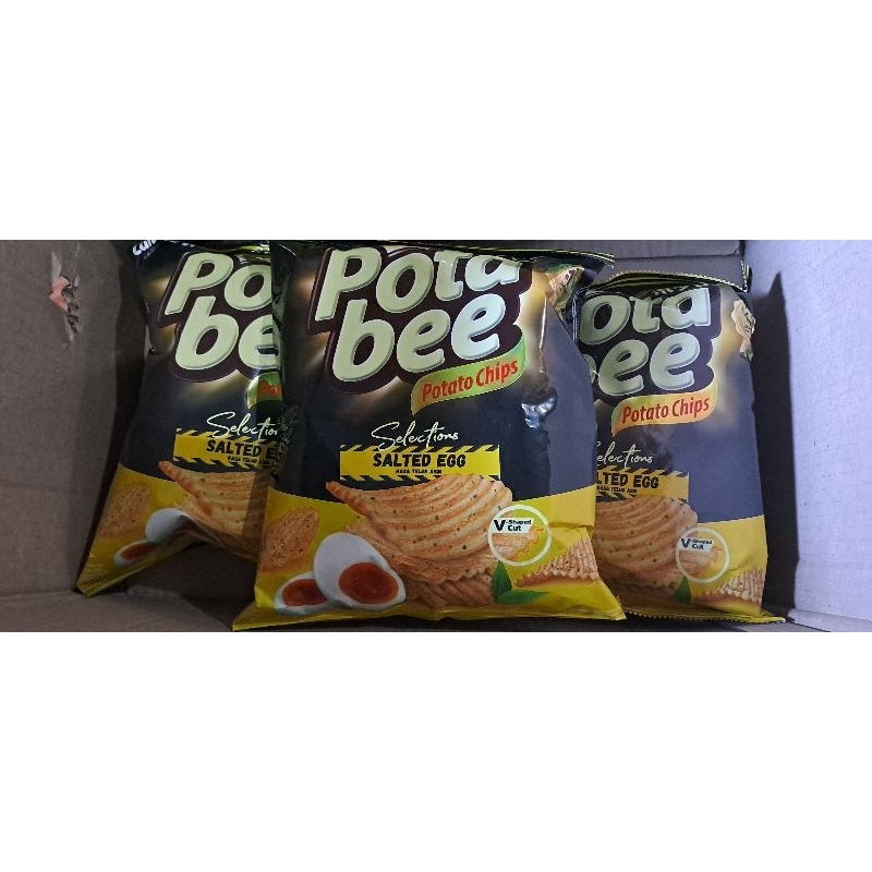 Jual potabee potato chips salted egg 68gr | Shopee Indonesia
