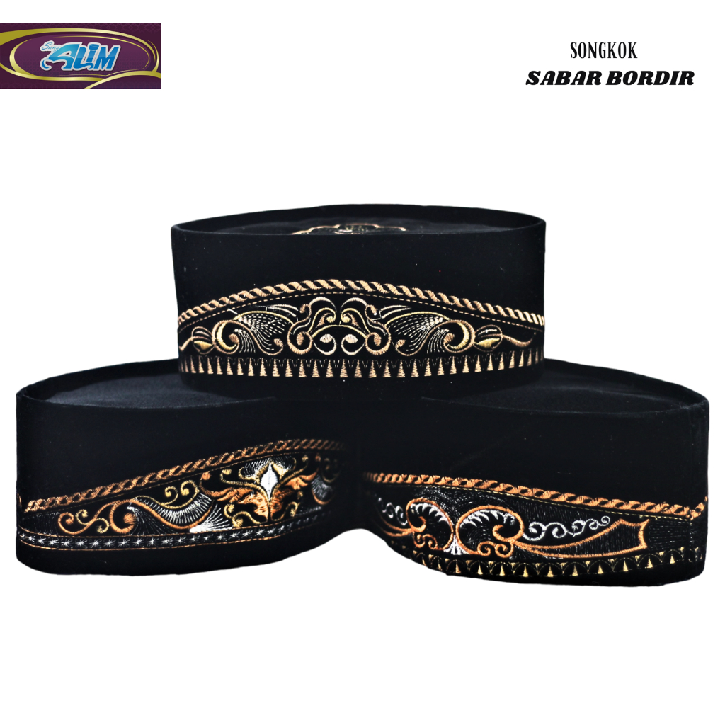 Jual Sang Alim - Songkok Hitam Polos Kopyah Formal Polos Peci Hitam ...