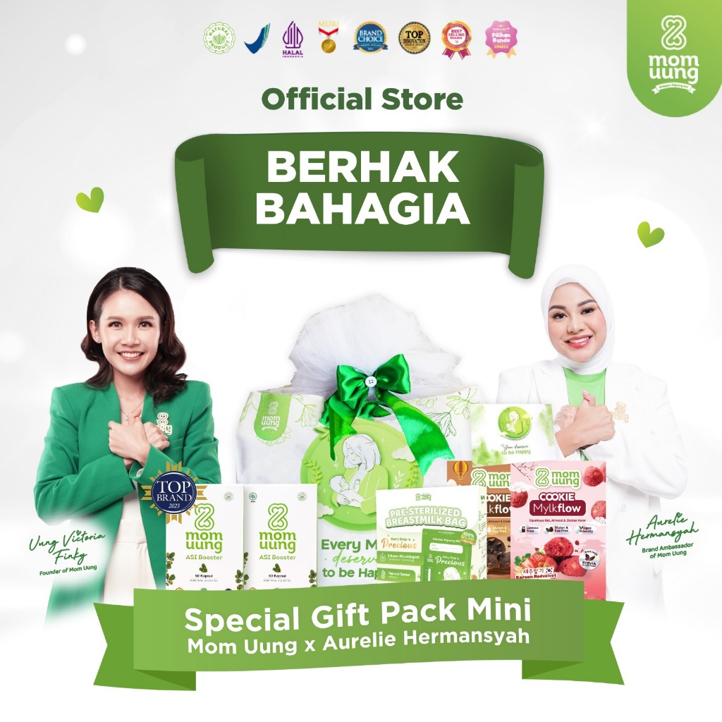 Jual Mom Uung Special Gift Pack Berhak Bahagia / Paket Menyusui / ASI ...