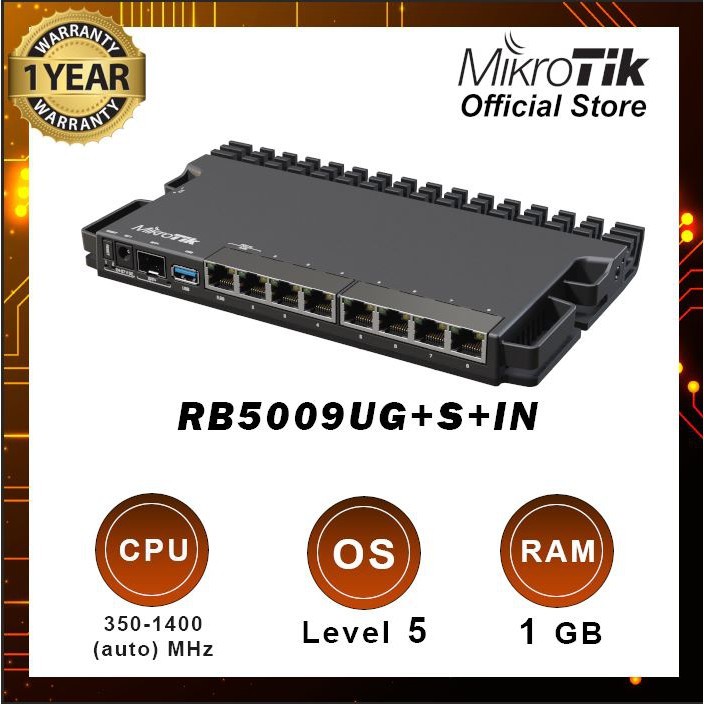 Jual MikroTik RB5009UG+S+IN RB 5009 router | Shopee Indonesia