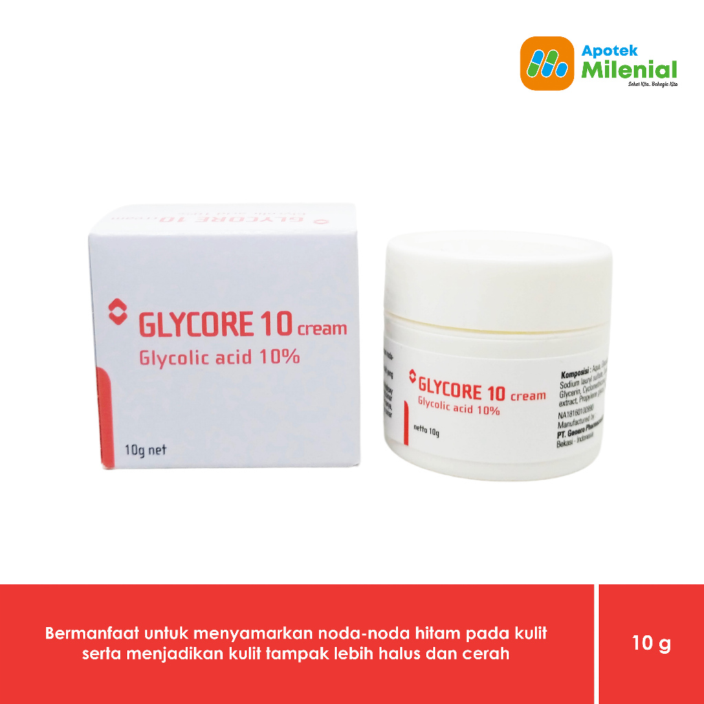 Jual Glycore Cream 10 Gram Mencerahkan Kulit | Shopee Indonesia