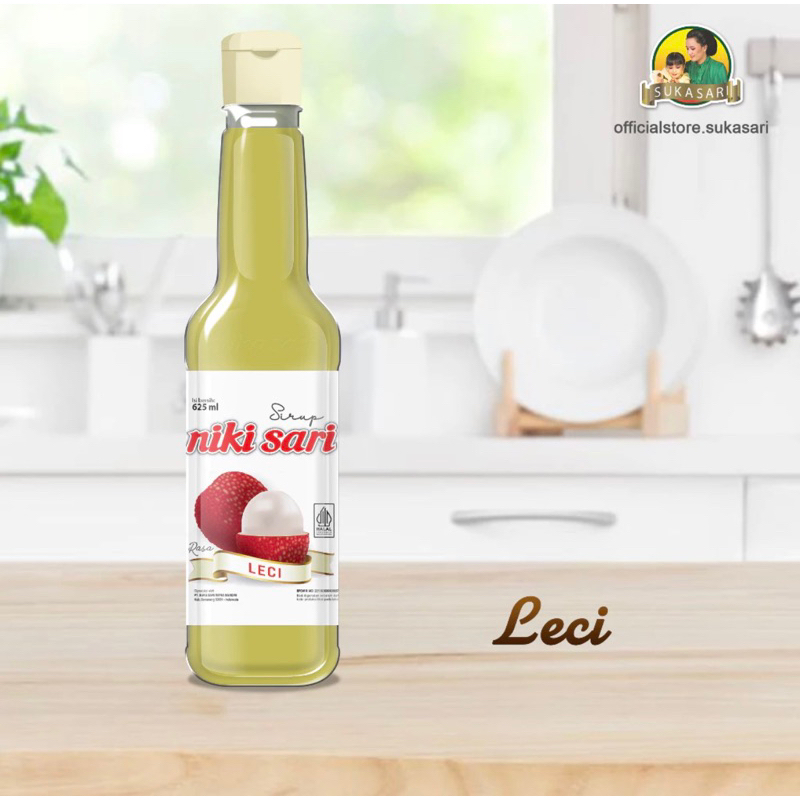 Jual Sirup Niki Sari “Leci”/Sirup Segar Buah Asli/Sirup Enak/Minuman ...