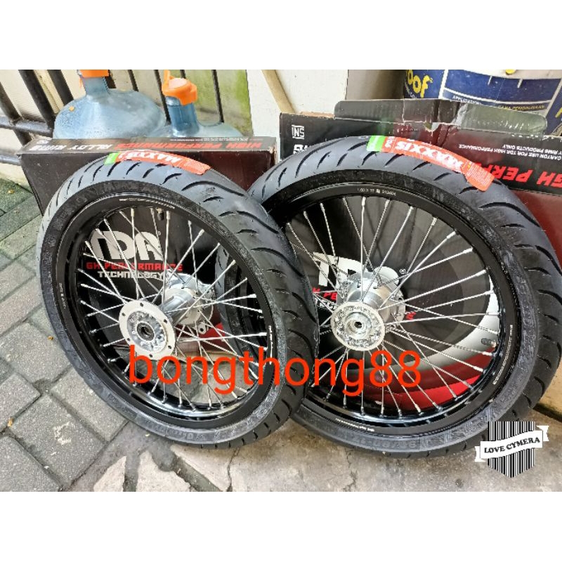 Jual Sepaket Velg tdr 160 185 Ring 17 KLX Dtracker BF 150 Plus Ban ...