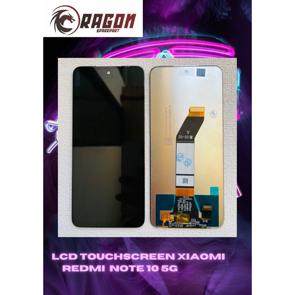 Jual LCD Touchscreen Xiaomi Redmi Note 10 Original Bergarainsi | Shopee ...