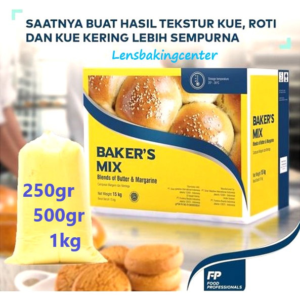 Jual Anchor BAKER BAKERS Baker's Mix Butter Buter Blend Repack / ORIPACK /ORIGINAL PACK 250gr ...