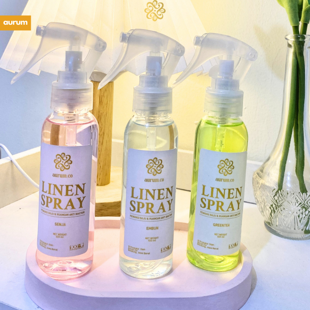 Jual Paket Hemat 3 Varian 100ml Linen & Bed Spray Anti Bacterial ...