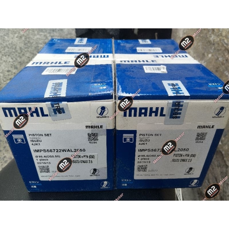 Jual Piston Assy Isuzu Dmax 2.5 4JK1 Original Mahle Jepang (Harga Per ...