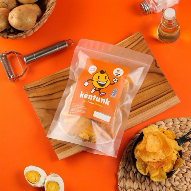 Jual KENTUNK Salted Egg 120g Cemilan Snack Keripik Kentang Serut Potato ...