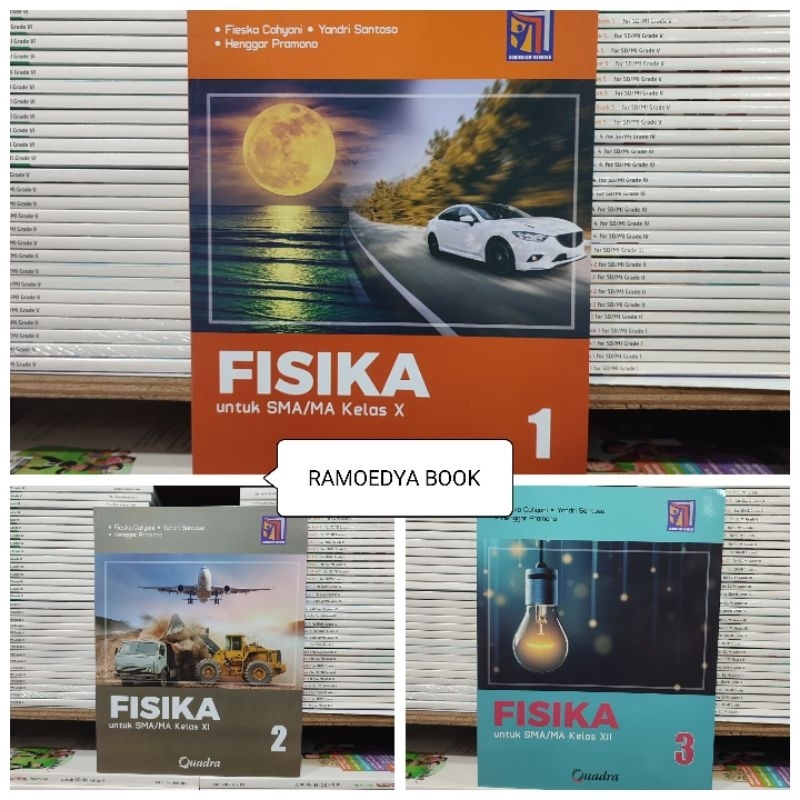 Jual Buku FISIKA SMA/MA kelas 10 , 11 , 12 Kurikulum Merdeka Quadra | Shopee Indonesia