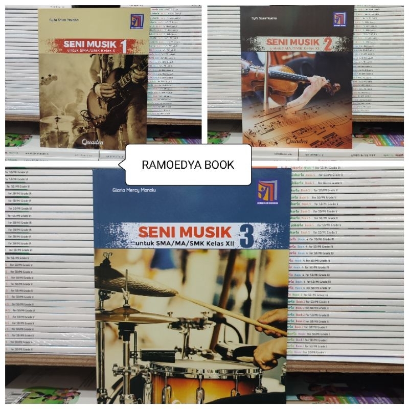 Jual Original Buku Seni Musik SMA/MA kelas 10,11,12 Kurikulum Merdeka Quadra | Shopee Indonesia
