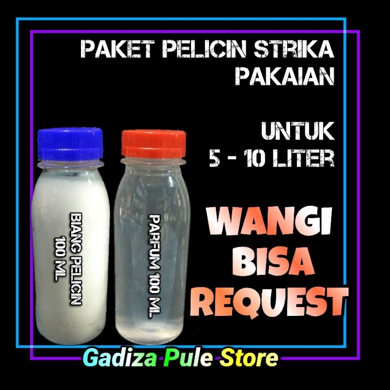 Jual Paket Pewangi VANILA SWEET Pelicin Strika Pakaian Untuk 5 - 10 ...