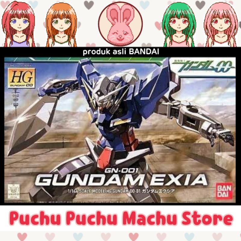 Jual HG HG00 1/144 GUNDAM EXIA (asli BANDAI) HGOO GN-001 Gundam Exia | Shopee Indonesia