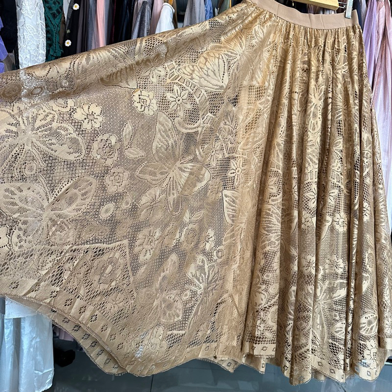 Jual Youngmoodis rok brokat import vintage skirt brocade | Shopee Indonesia