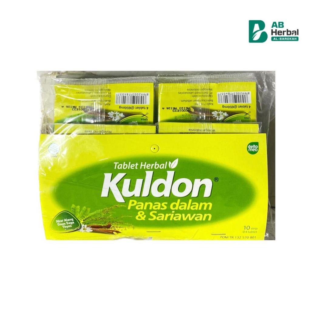Jual KULDON TABLET PANAS DALAM DAN SARIAWAN pak / box | Shopee Indonesia