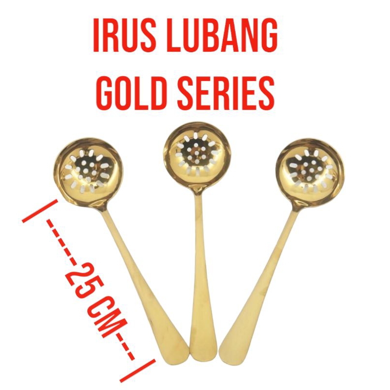Jual irus lubang tebal gold series/irus lubang emas/irus lubang mewah ...