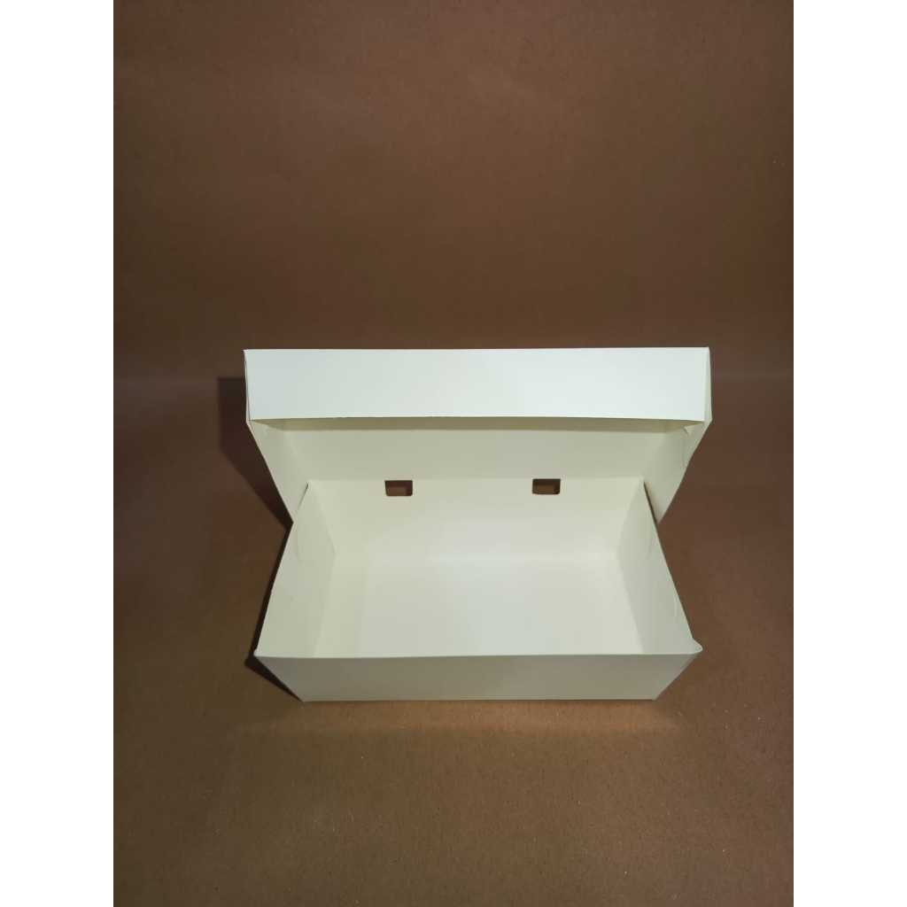 Jual Paper Lunch Box Size S,M,L Model Selip / Box Makanan Kraft (WAJIB ...