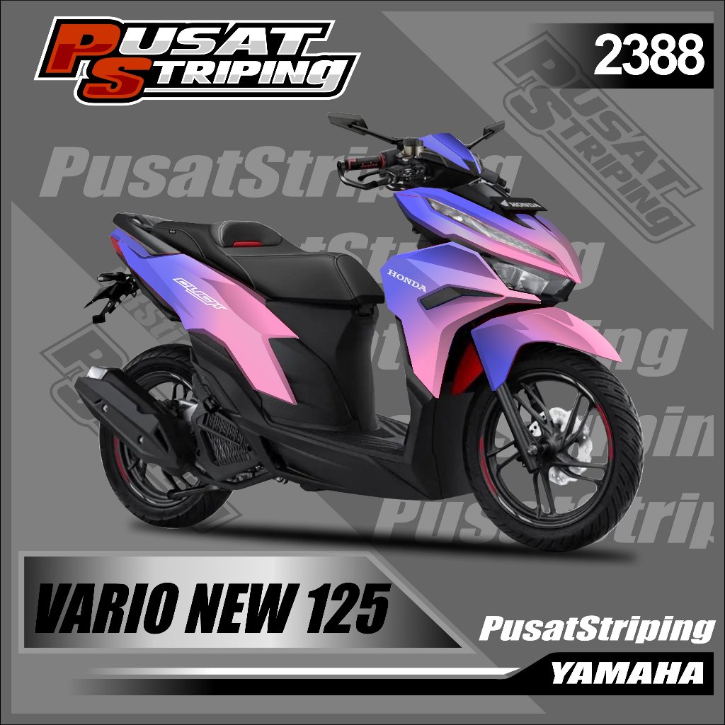 Jual (COD) TERBARU Decal Sticker Honda Vario 125 New 2022 2023 Full body - Stiker Skotlet ...