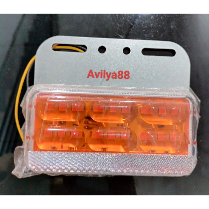 Jual Lampu Samping /Lampu Bak Truk LED 24 Volt SnC (nyala sorot samping dan sorot bawah ...