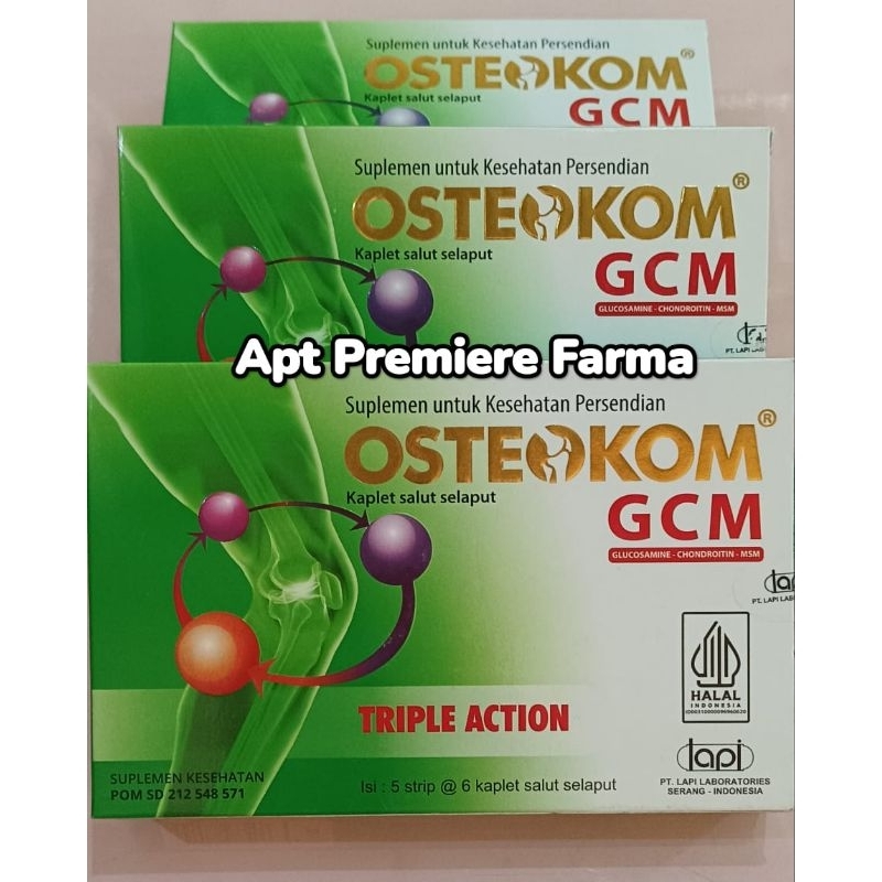 Jual Osteokom GCM 1 box isi 5 strip | Shopee Indonesia
