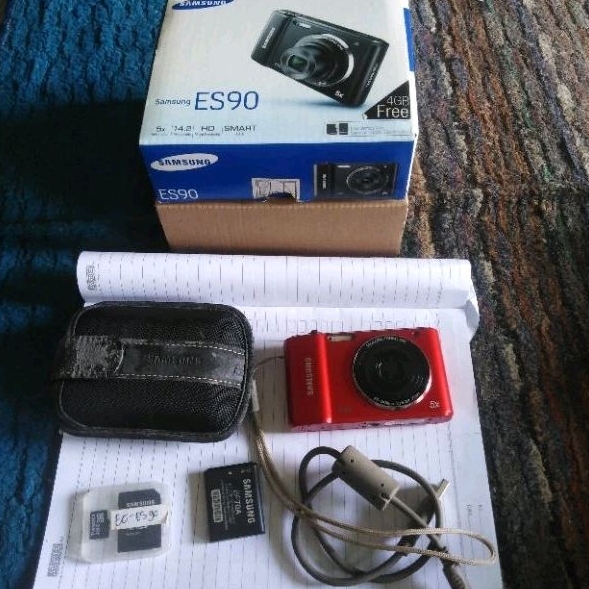 Jual Camera Digital BAHAN SERVICE/MATI/KANIBAL SAMSUNG ES90 FULLSET BOX ...