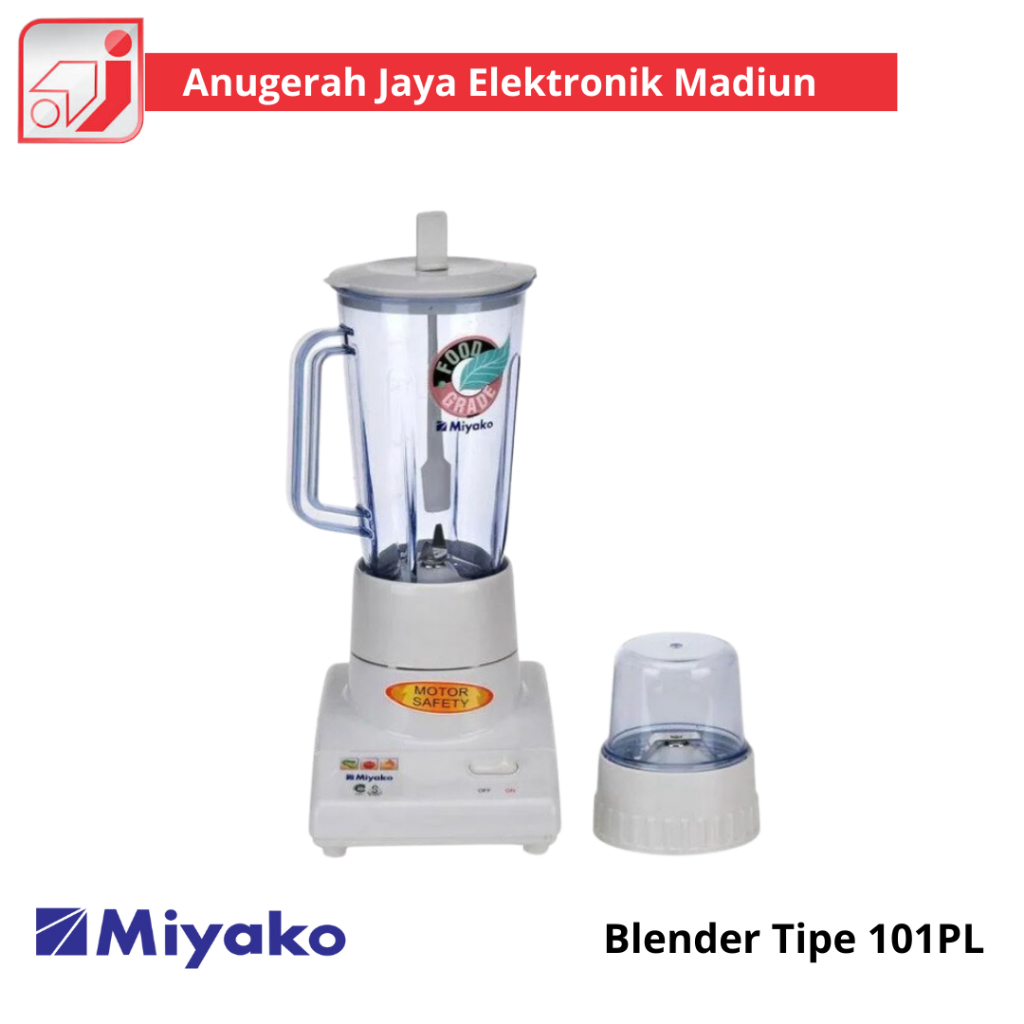 Jual Blender Miyako Gelas Plastik BL 101PL / Blender Miyako BL101PL ...