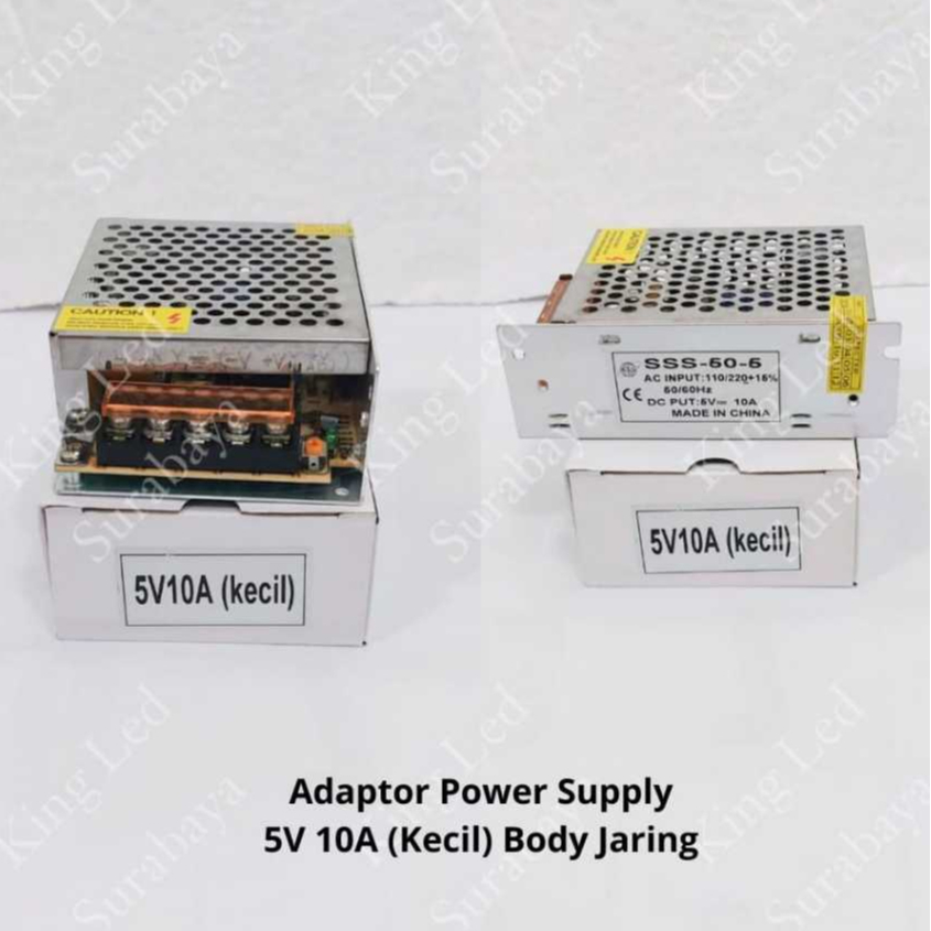 Jual Adaptor 5V 10A Power Supply Switching Jaring 10 Ampere 5 Volt DC ...