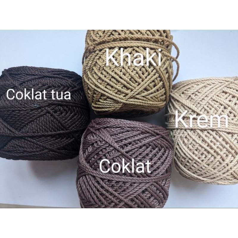 Jual pilihan warna benang produk rajutan bahan poliester | Shopee Indonesia