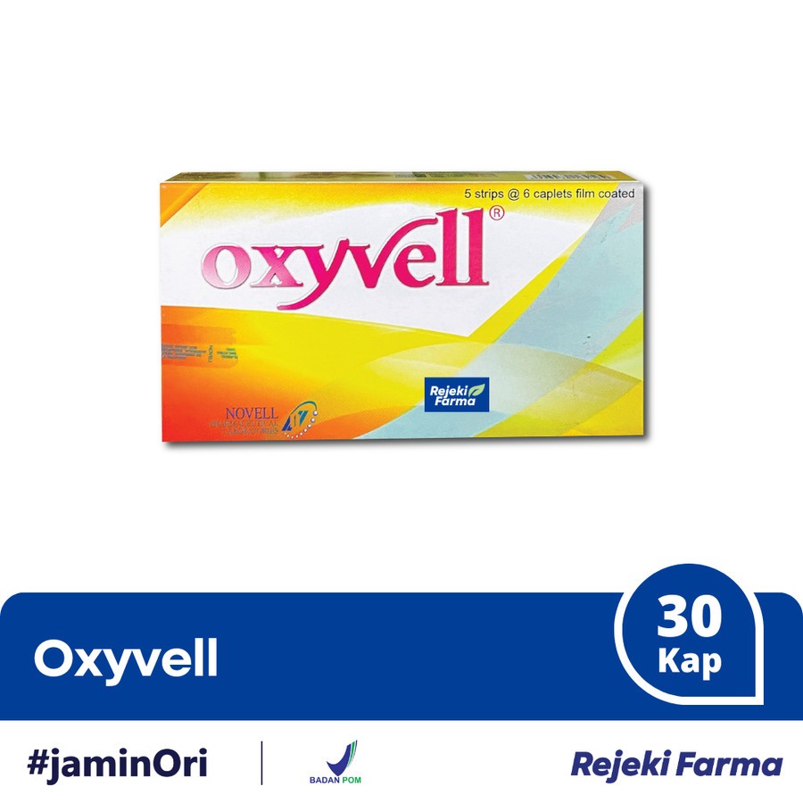 Jual Oxyvell 1 Box isi 30 Kapsul - Oxy Vell Novell Suplemen Kesehatan ...