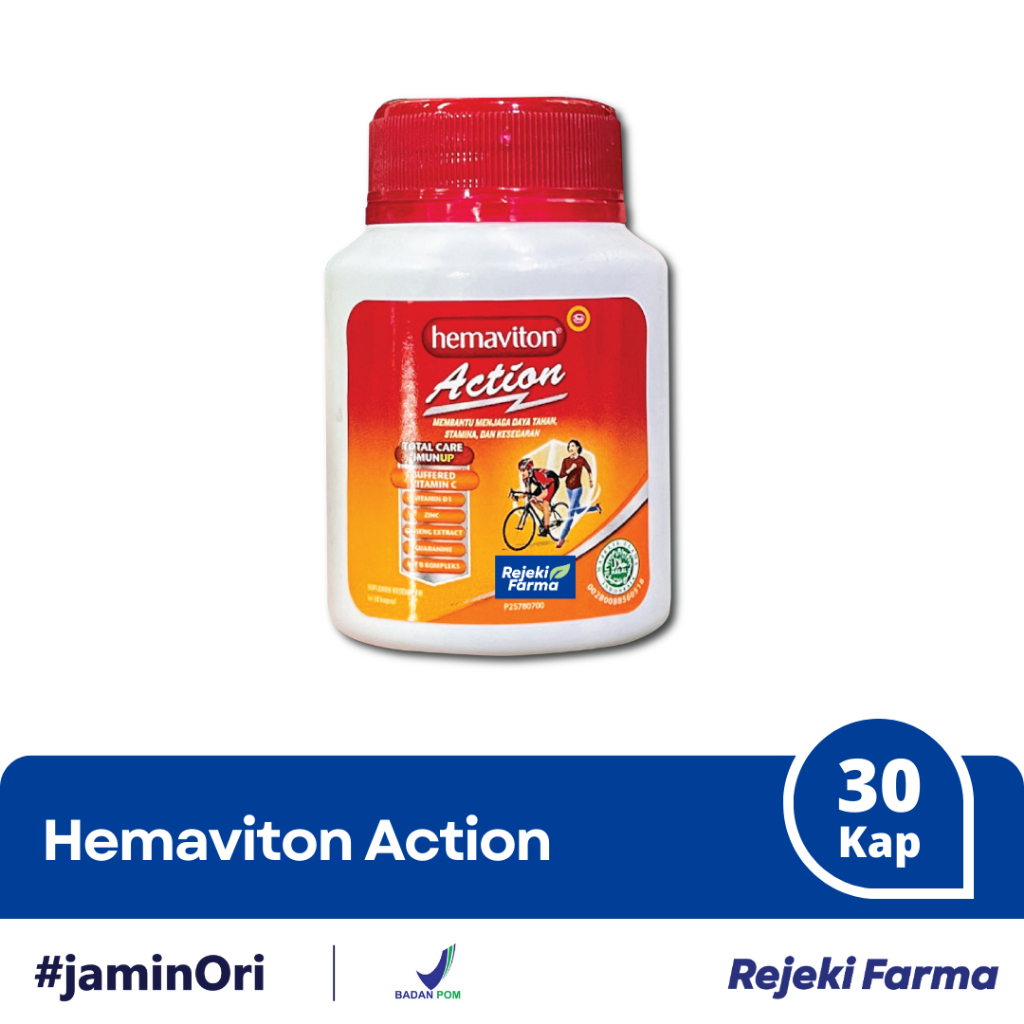 Jual Hemaviton Action 1 Botol isi 30 Tablet - Total Care Imun Up ...