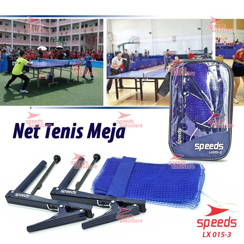 Jual KODE R84Q SPEEDS Tiang Net Jaring Pingpong Ping Pong Tenis Meja Tarik Model Japit 16c 153 ...