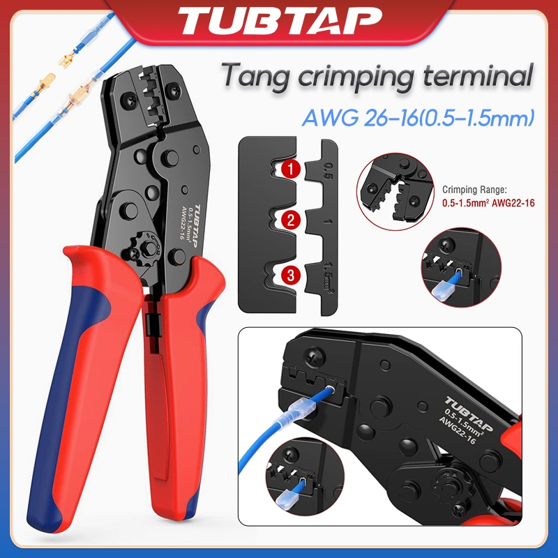 Jual TUBTAP Terminal Crimp Tang Dipertukarkan Dies Kawat Crimper Alat ...