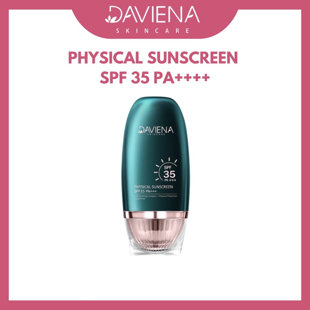 Jual DAVIENA SKINCARE PHYSICAL SUNSCREEN SPF35+++ 30 ML | Shopee Indonesia
